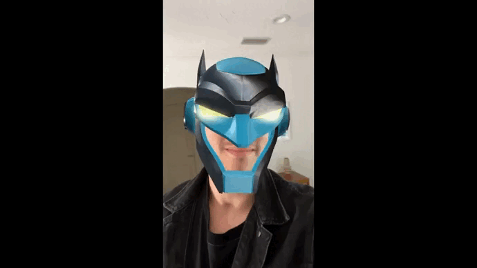 Getting Started With Your Bat Cowl AR Snap Lens